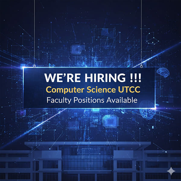 ประกาศรับสมัครงาน ตำแหน่งอาจารย์ จำนวน 2 อัตรา | คณะวิทยาศาสตร์และเทคโนโลยี มหาวิทยาลัยหอการค้าไทย